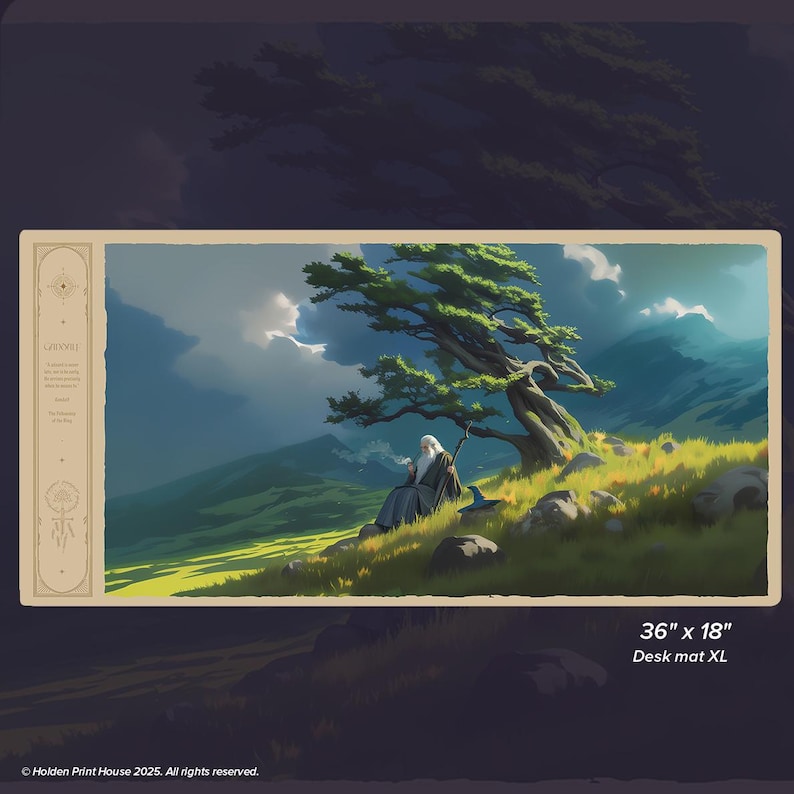 Gandalf - Playmat / Deskmat | MTG | Board Game Mat for TCG | Narsil ...