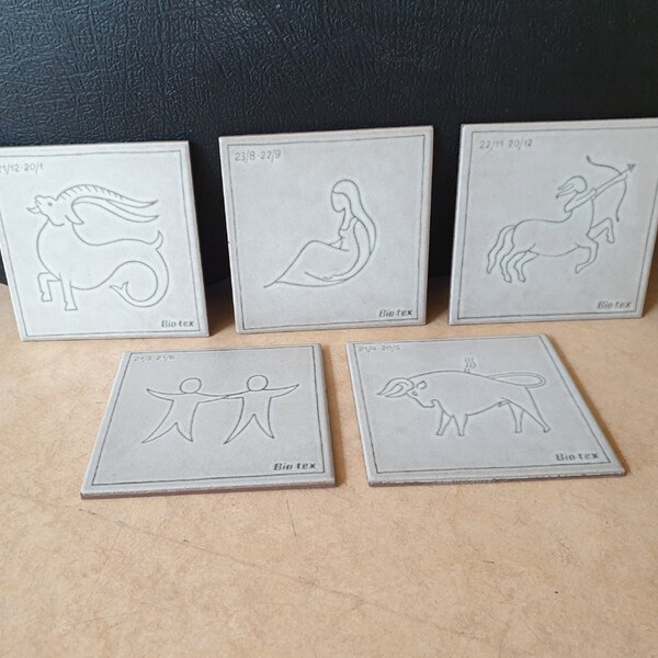 Zodiac Ceramic Tiles - Etsy