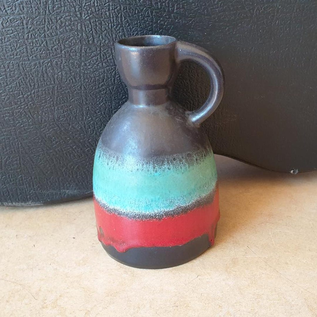 Ruscha Keramik 312, West-germany Design Pottery Ceramic Handled Jug ...