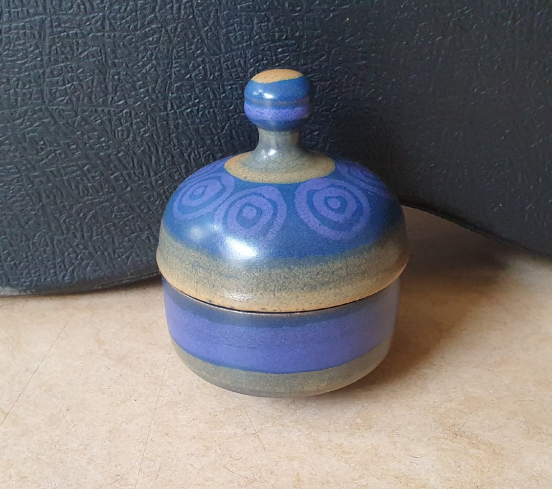 KMK Kupfermühle, West-germany Pottery Ceramic Lidded Box From the 1970s ...