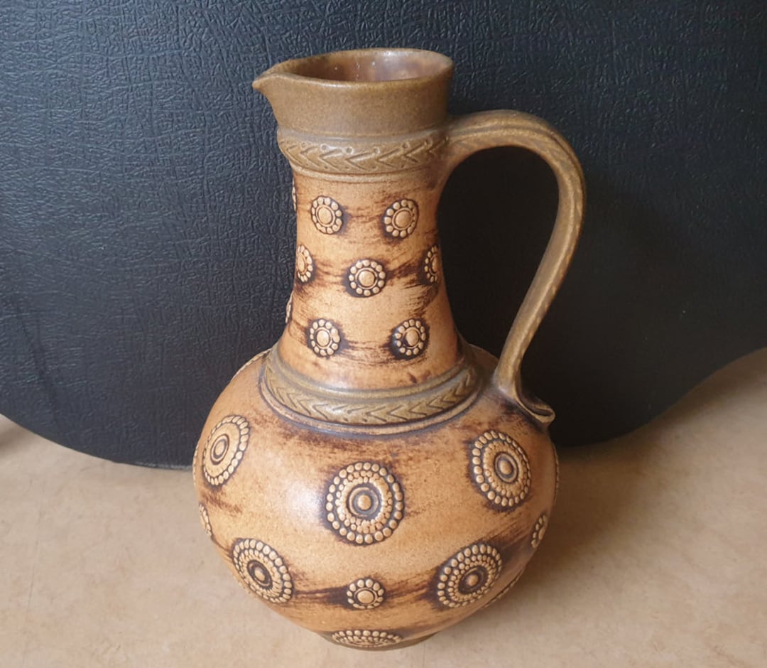 Jasba N032-52-31, West-germany Pottery Large Ceramic Design Jug Vase in ...