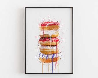Donut Print - Etsy UK