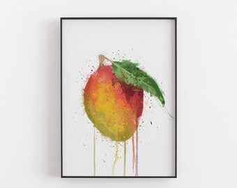 Mango Art Print | Etsy