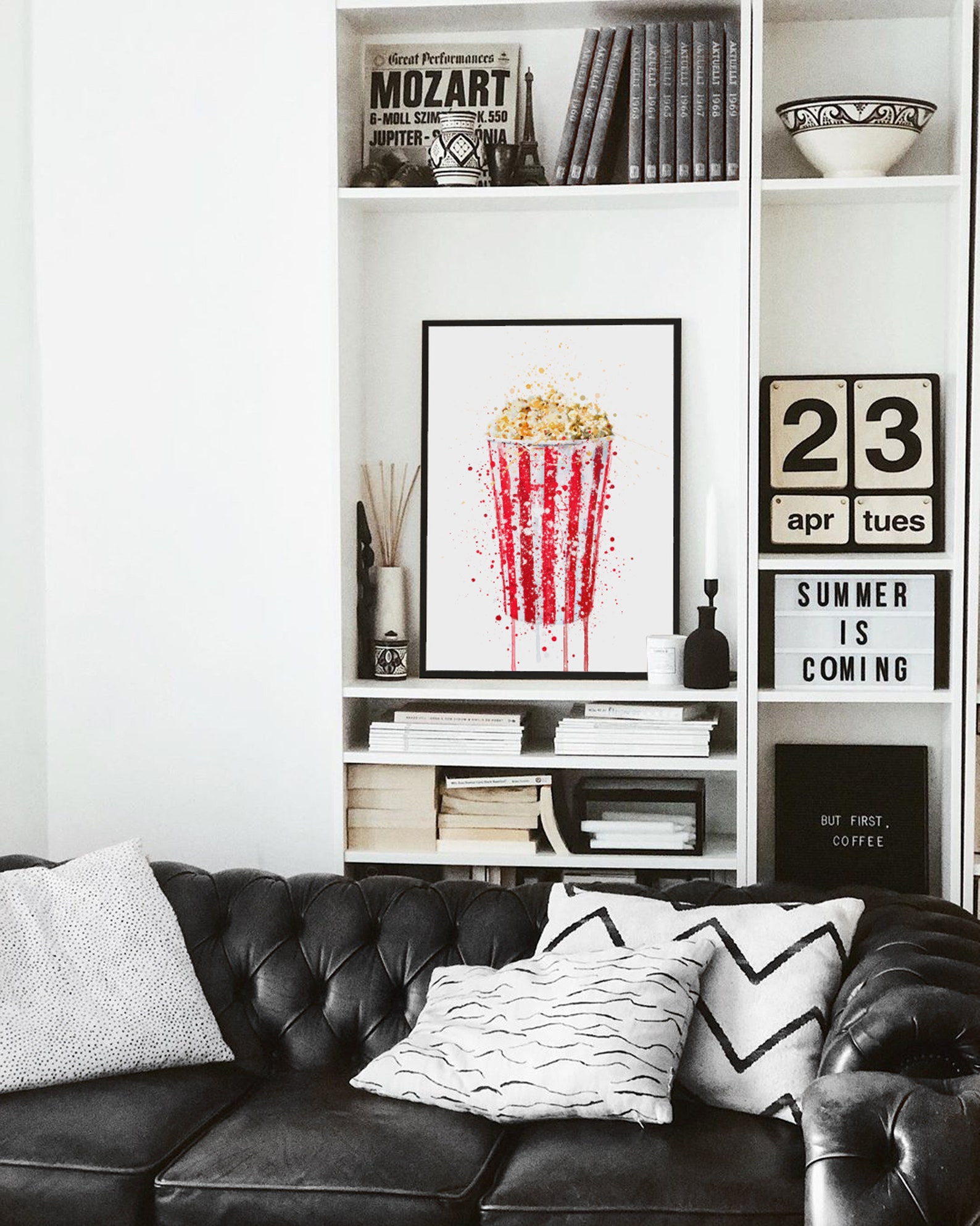 Popcorn Wall Art Print 0878 - Etsy