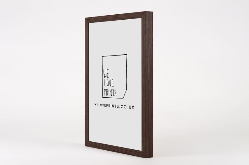 Premium Dark Walnut Picture Frame - Etsy