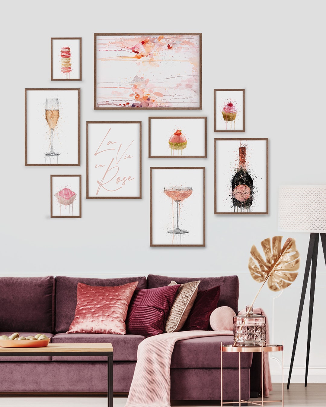 Afternoon Tea Gallery Wall Set - Etsy