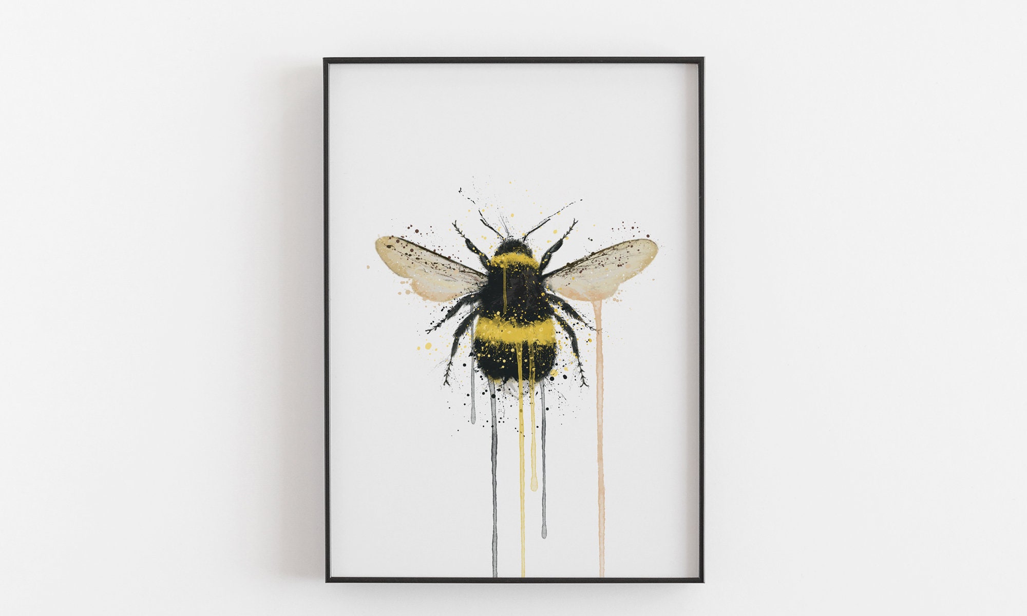 Bumblebee Wall Art Print 0736 | Etsy