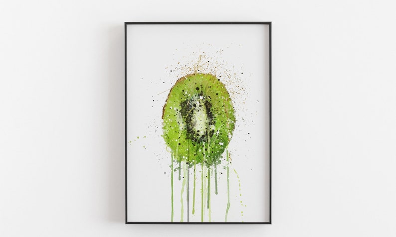 Kiwi Fruit Wall Art Print 0294 - Etsy UK