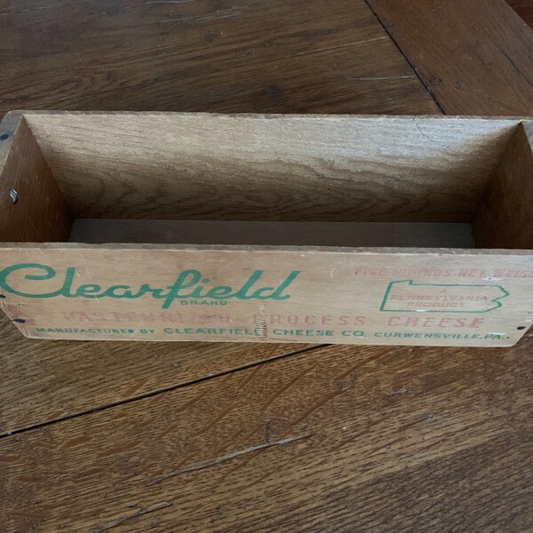 Vintage Cheese Box - Etsy