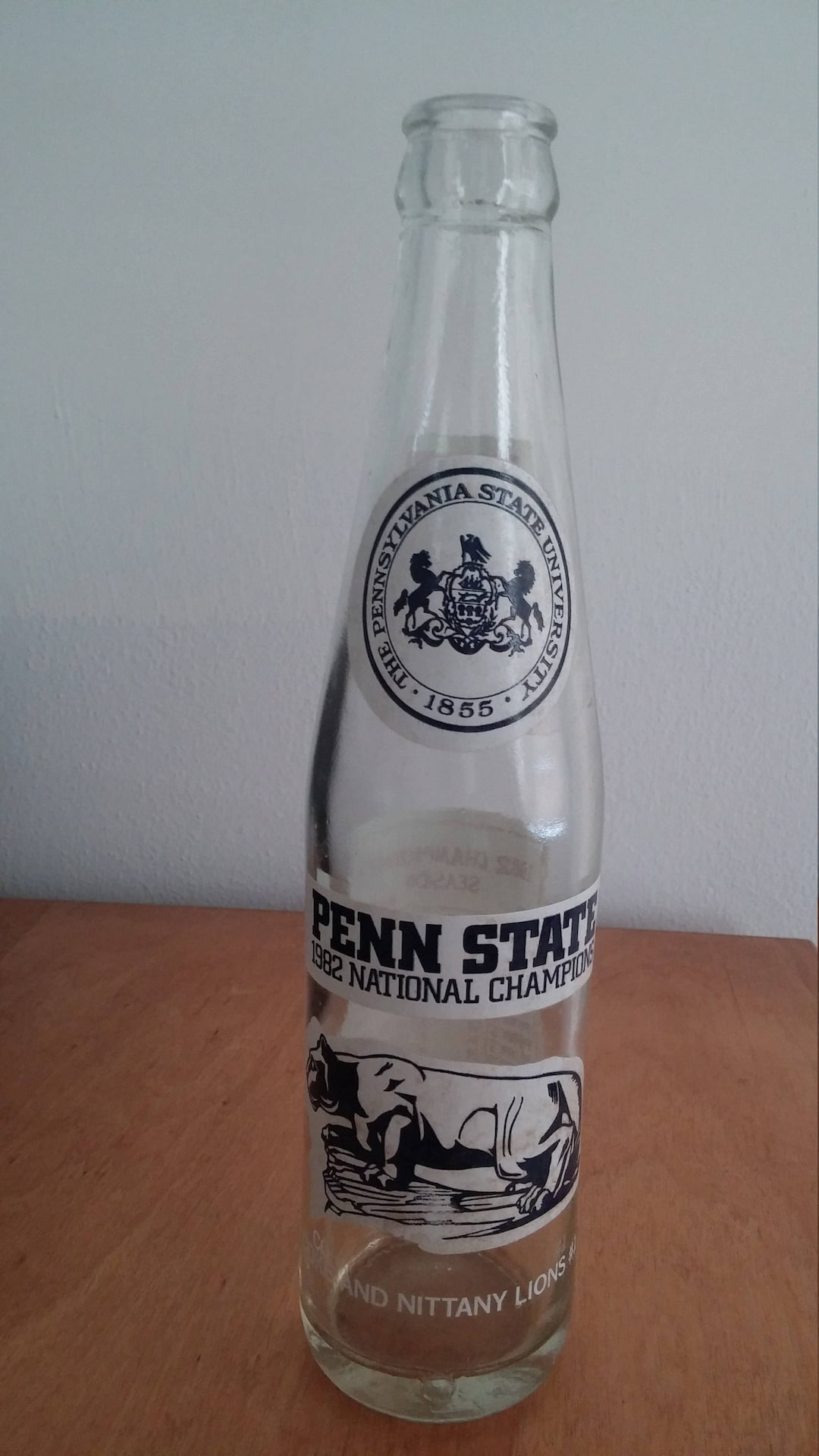1982 Penn State National Champions Coke Bottle - Etsy