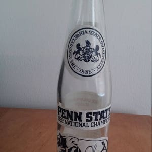 1982 Penn State National Champions Coke Bottle - Etsy