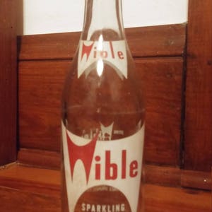 Wible Sparkling Beverage Glass Bottle - Etsy