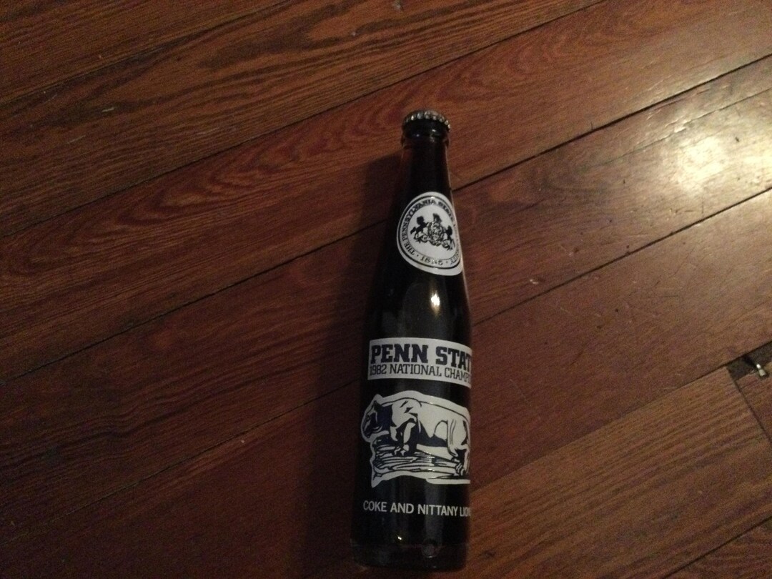 1982 Penn State National Champions Coke Bottle - Etsy