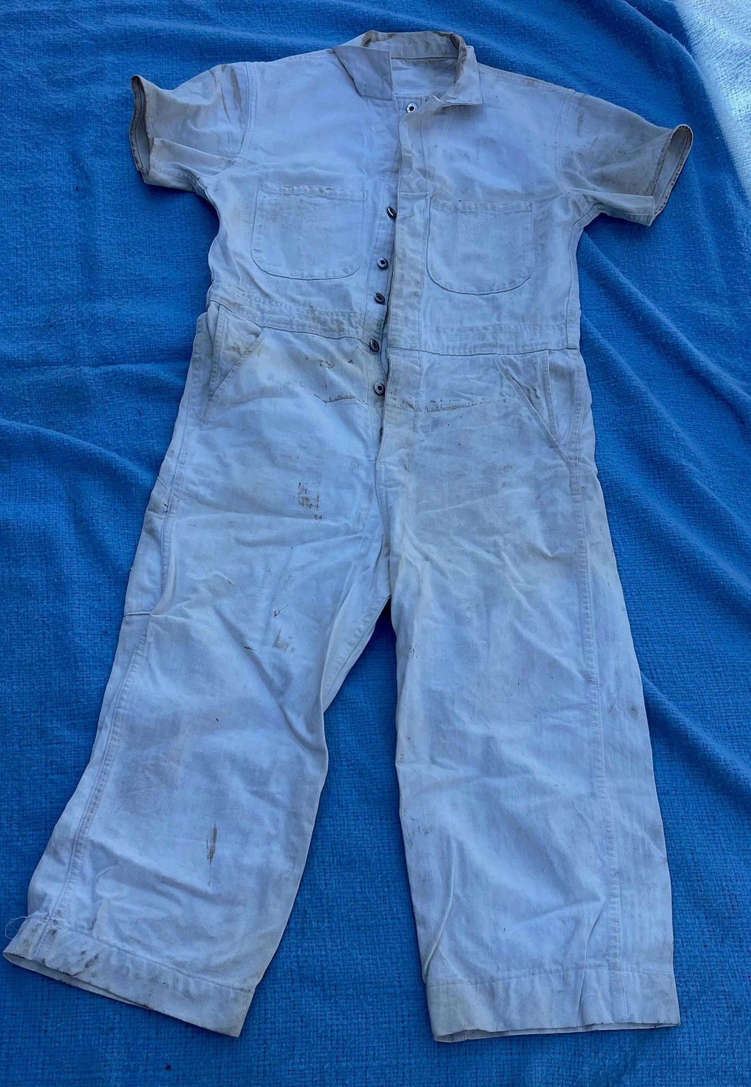 1950s Coveralls Short Sleeve EHC Union Made - Etsy