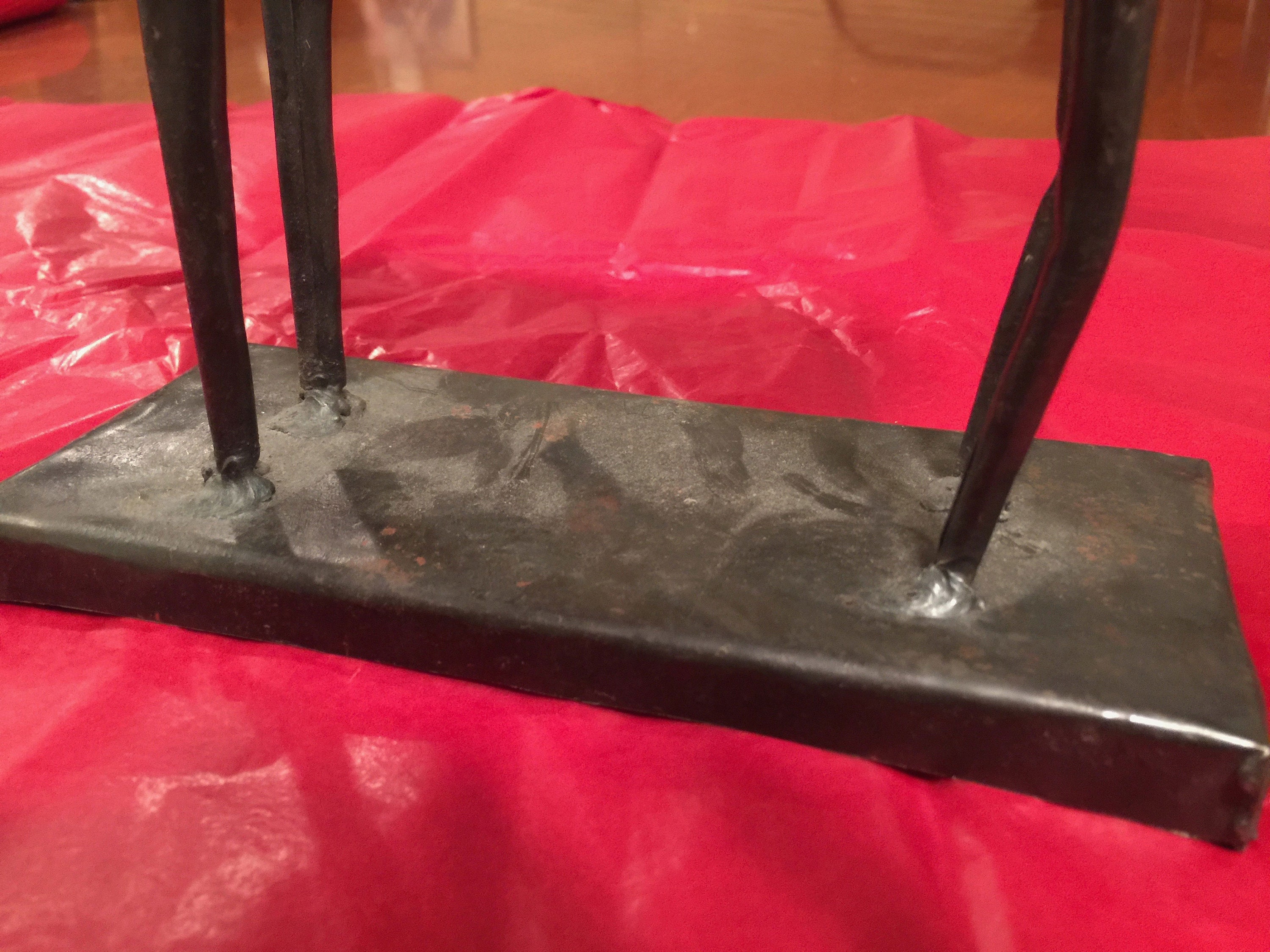 Vintage Welded Sheet Metal Sheep Sculpture - Etsy