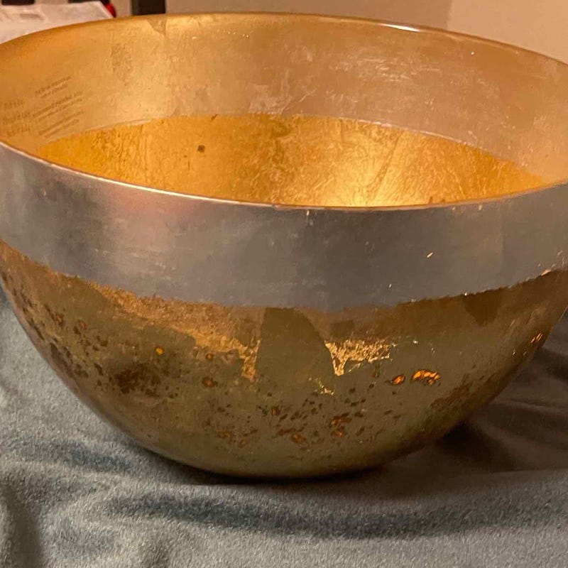 Gold Bowl - Etsy