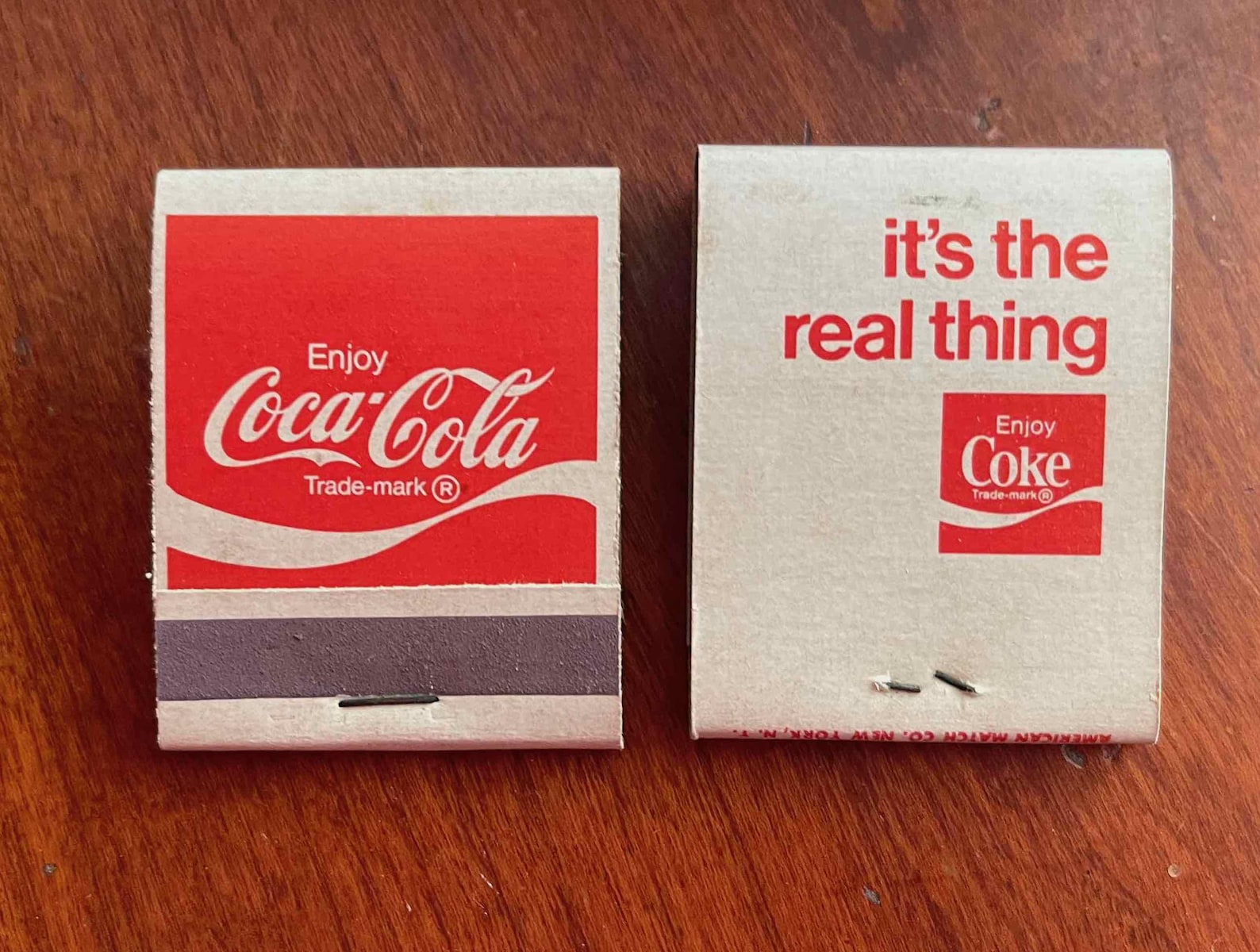 NIB Vintage Coca Cola Matchbook, Coke Adds Life to Everything Nice ...