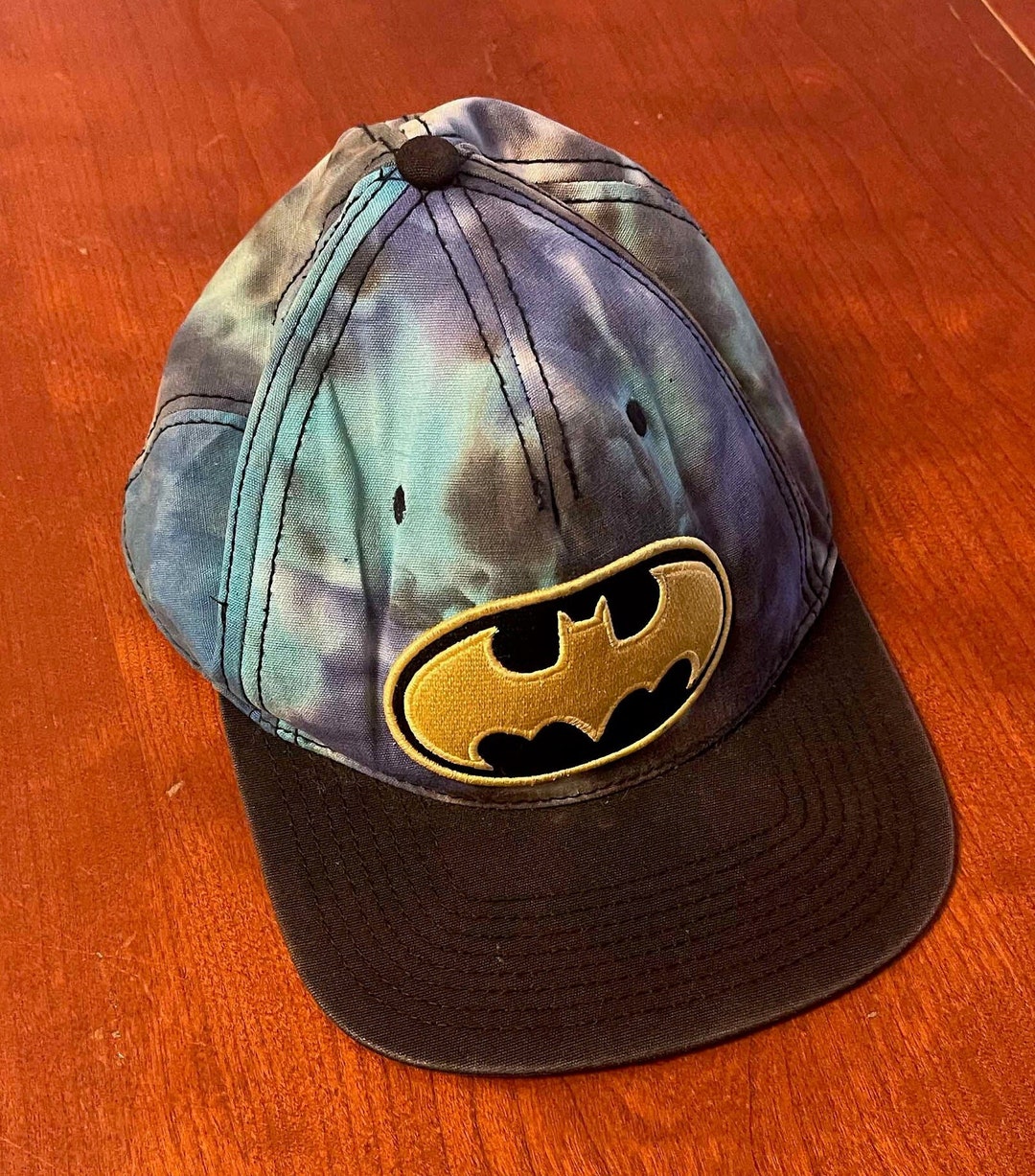 Vintage Tiedye Batman DC Comics Baseball Cap - Etsy