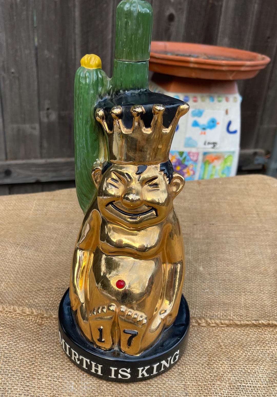 Rare-1970's "mirth is King" Royal Order of Jesters Decanter Mccormick ...
