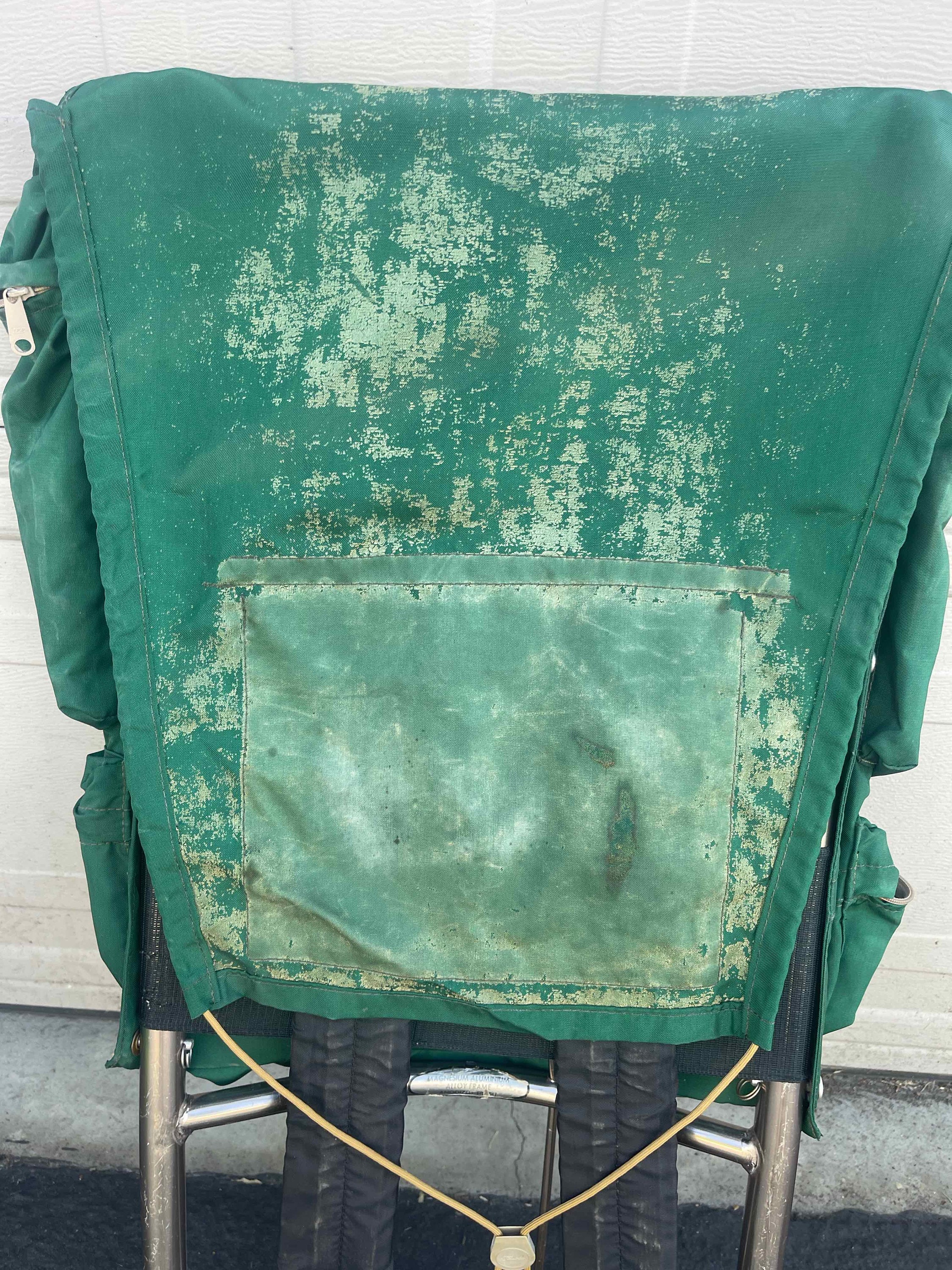 Vintage 1960s-1970s Distressed Camp Trails Green Nylon Backpack Adult ...