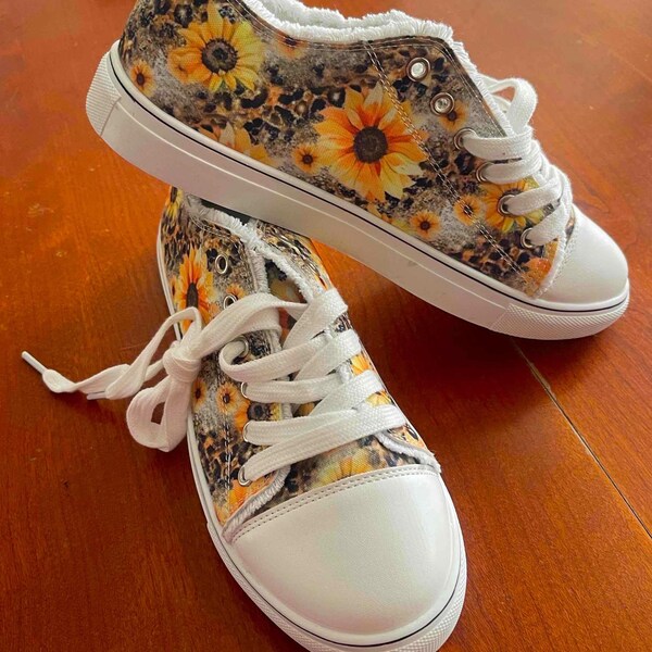 Sunflower Shoes - Etsy
