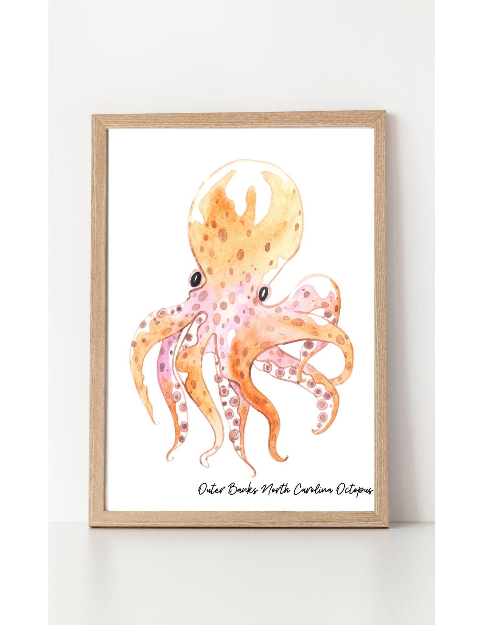 Outer Banks / North Carolina / Octopus / Wall Art / Art Print ...