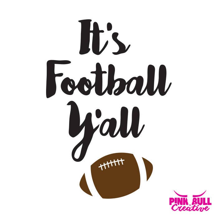 It's Football Y'all SVG cut file for Cricut or other | Etsy