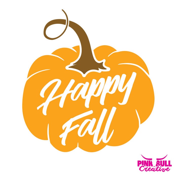 Happy Fall SVG cut file for Cricut or other cutting machine | Etsy