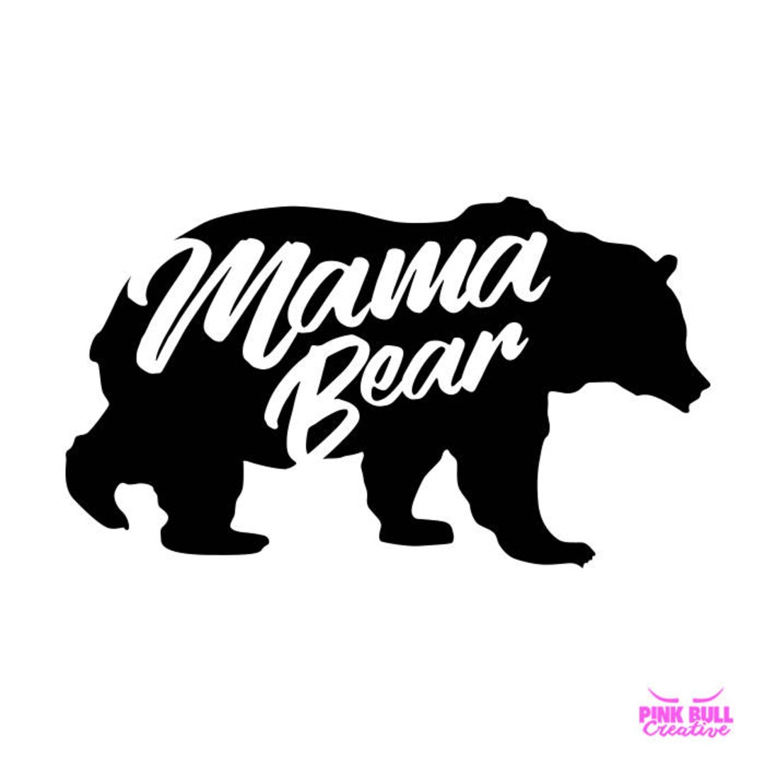 Mama Bear SVG Cut File for Cricut, Silhouette, Cameo or Other Cutting ...