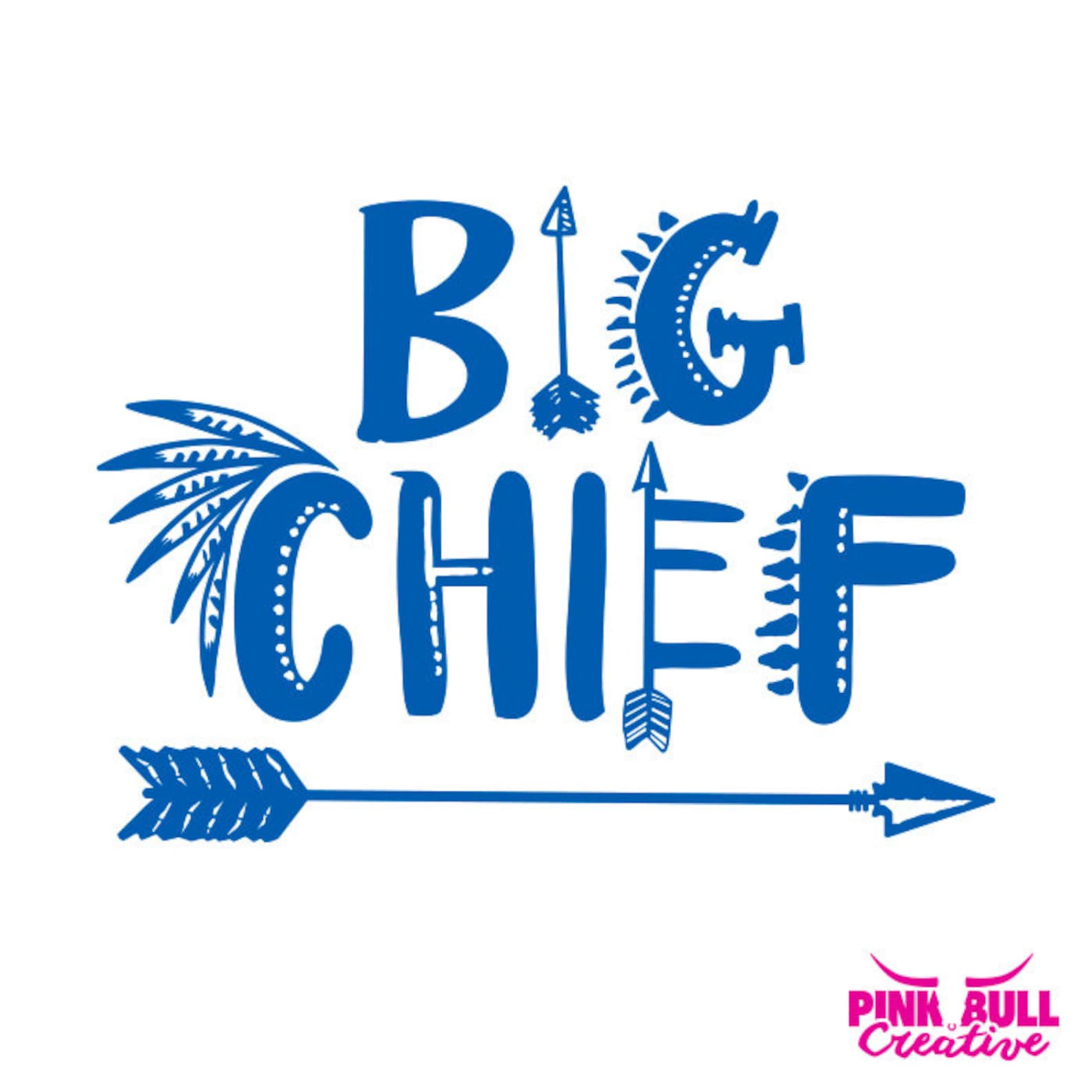 Big Chief SVG Cut File for Cricut or Other Cutting Machine, Chief Arrow ...