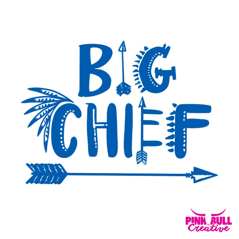Big Chief SVG Cut File for Cricut or Other Cutting Machine, Chief Arrow ...