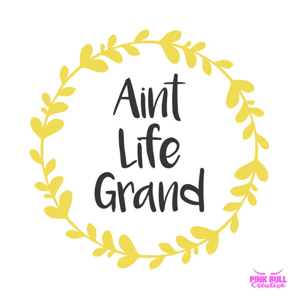Ain't Life Grand SVG Cut File for Cricut Leaf Frame SVG - Etsy