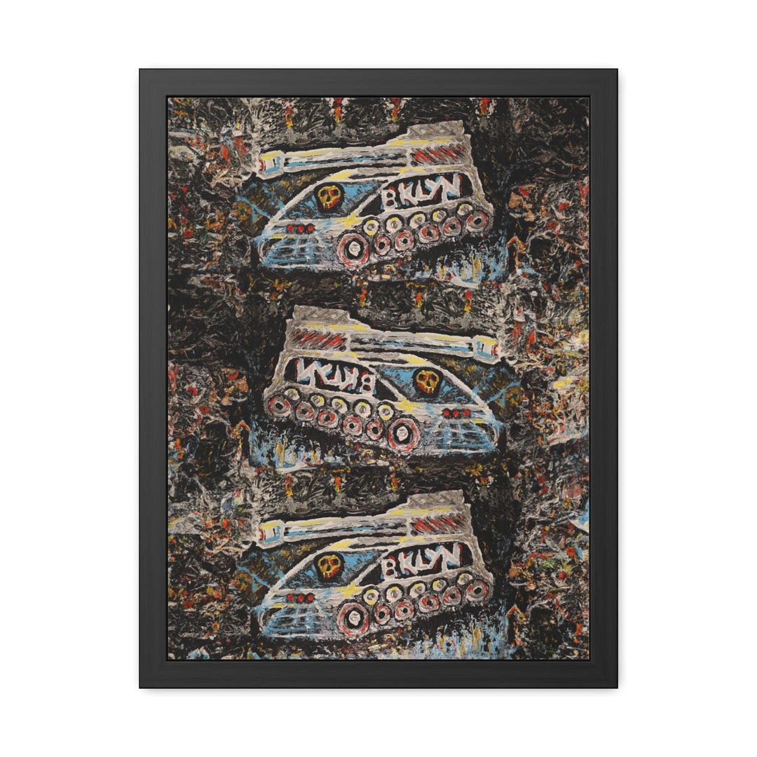TANKS 3X Framed Poster 18x24 Wall Art Framed Art Graffiti Artwork ...