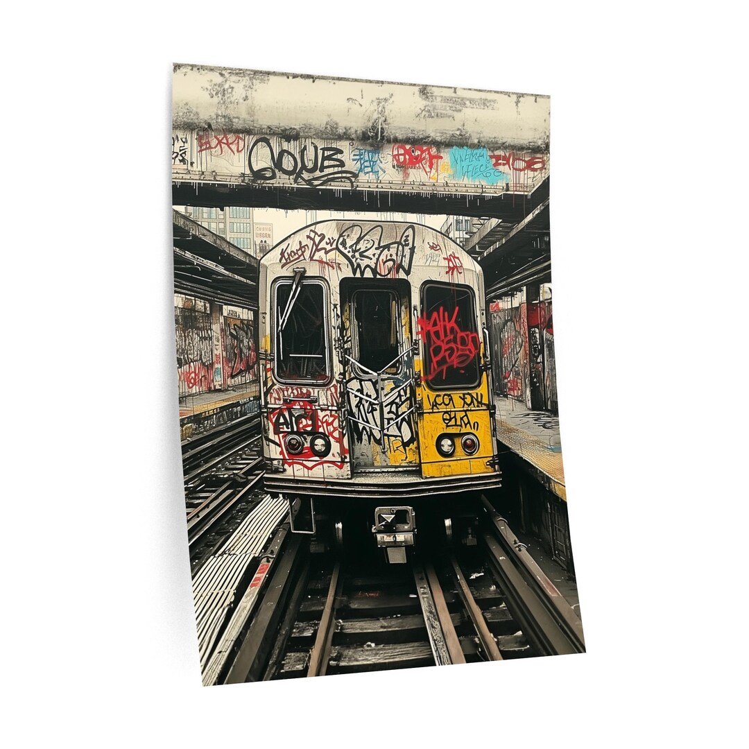GRAFFITI SUBWAY Wall Decal - Etsy