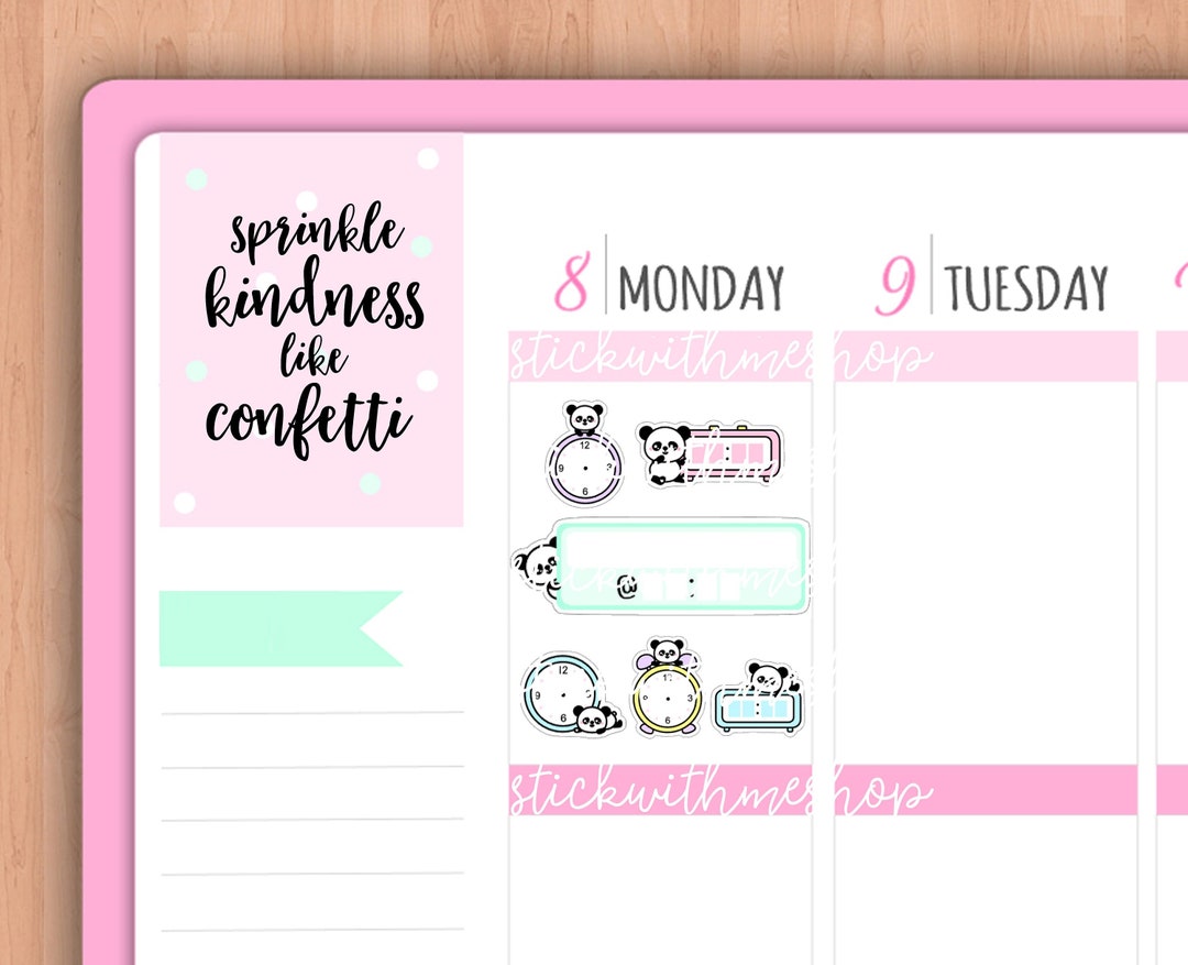 Tofu the Panda - Time/appointment Reminders - Etsy