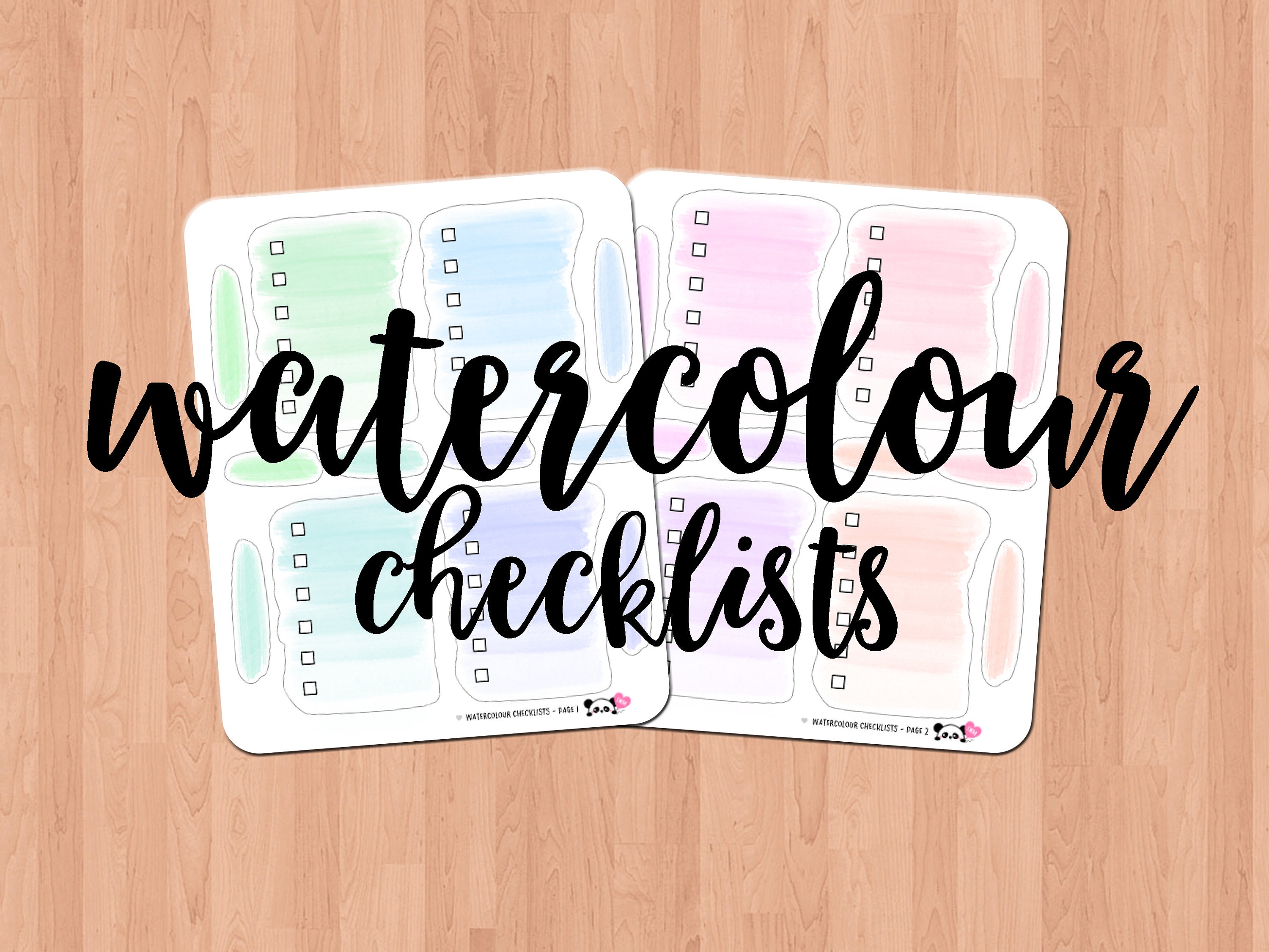 Watercolour Stickers VALUE BUNDLE 8 Sheets - Etsy