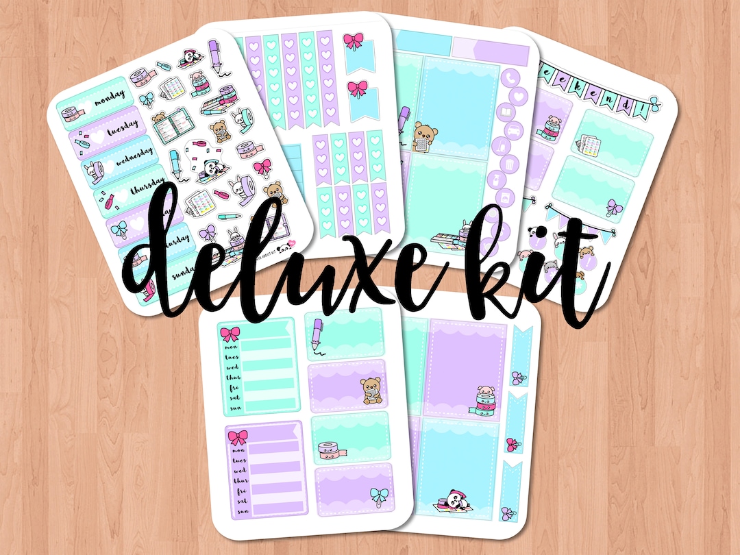 Sticker Addict "deluxe" Planner Kit - Etsy