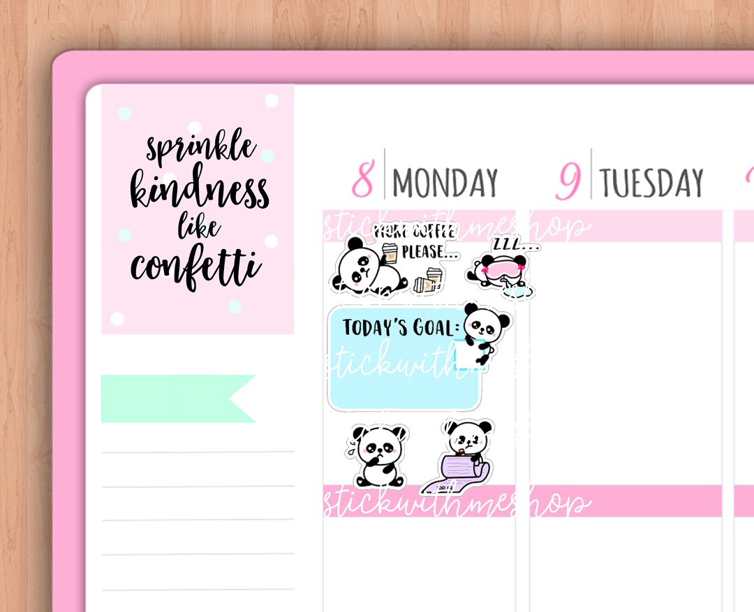 Tofu the Panda Busy Days - Etsy