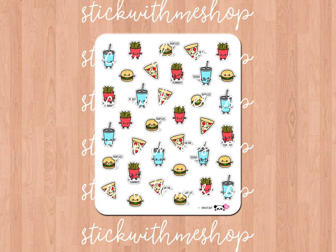 Cheat Day/fast Food | Etsy