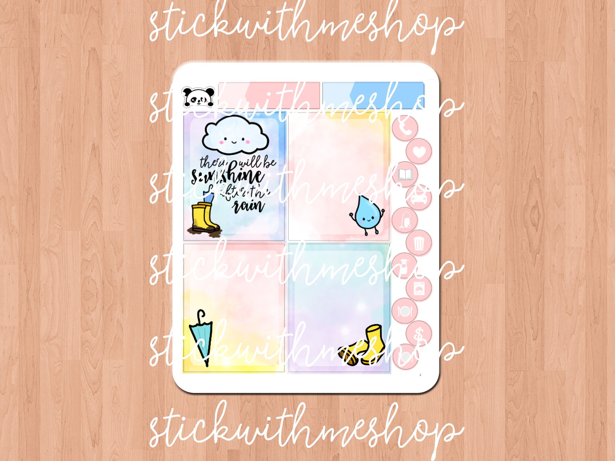 After the Rain basic Planner Kit - Etsy