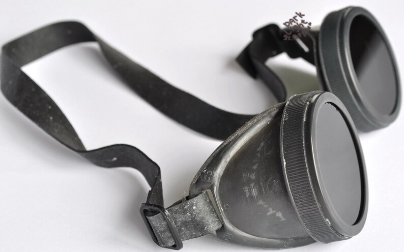 Steampunk Goggles Vintage Cyber Goggles Time Travel Crazy Old Steampunk ...
