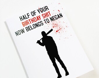 Walking Dead Card | Etsy