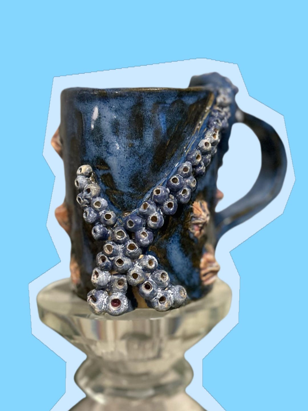 Handmade Pottery 'kraken Cup' Tentacle Mug - Etsy