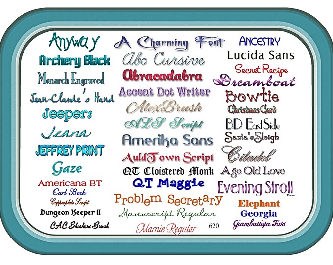 FunEmbroideryFonts | Etsy