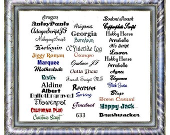 Singer Sewing Machine Font - Etsy Israel