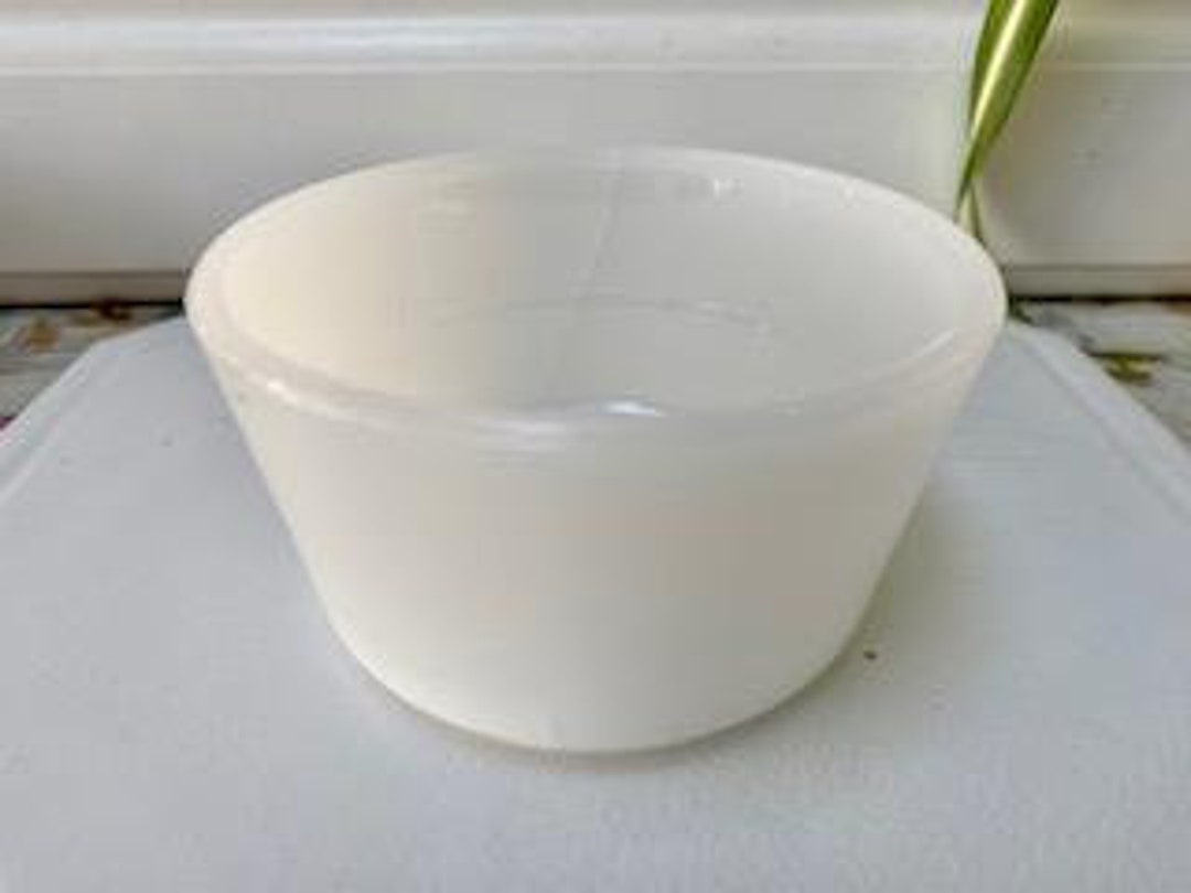 Glasbake Milk Glass Ramekins Ovenware Usa Etsy