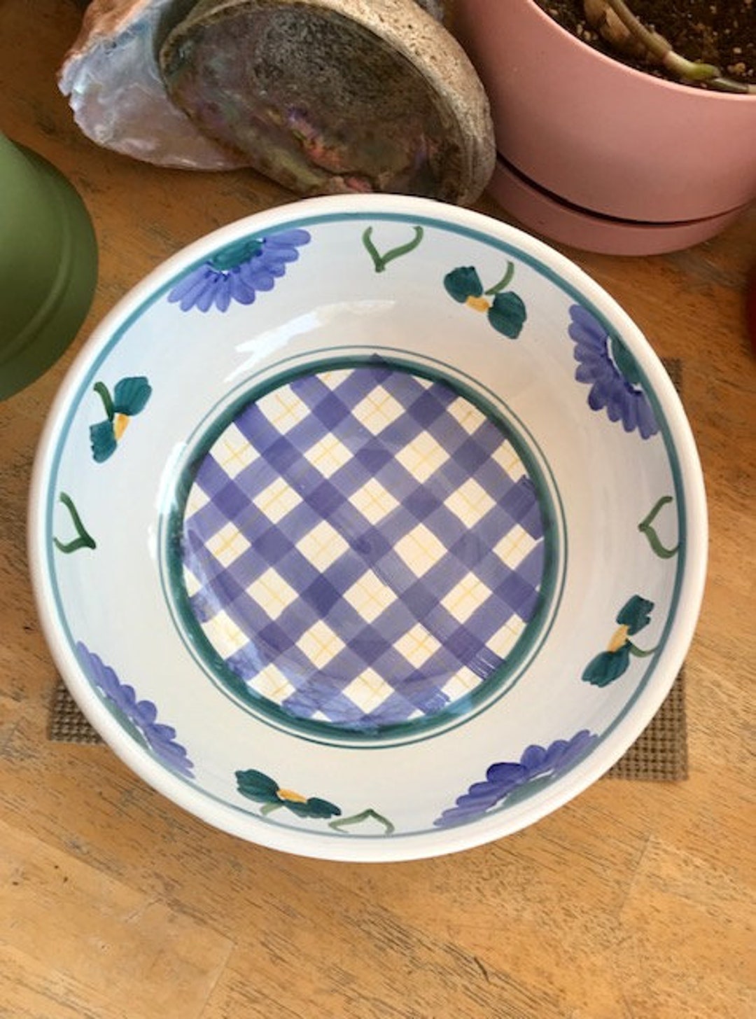 Caleca Ceramiche Large Serving Bowl 10" - "arioso" Hand-painted Italy ...