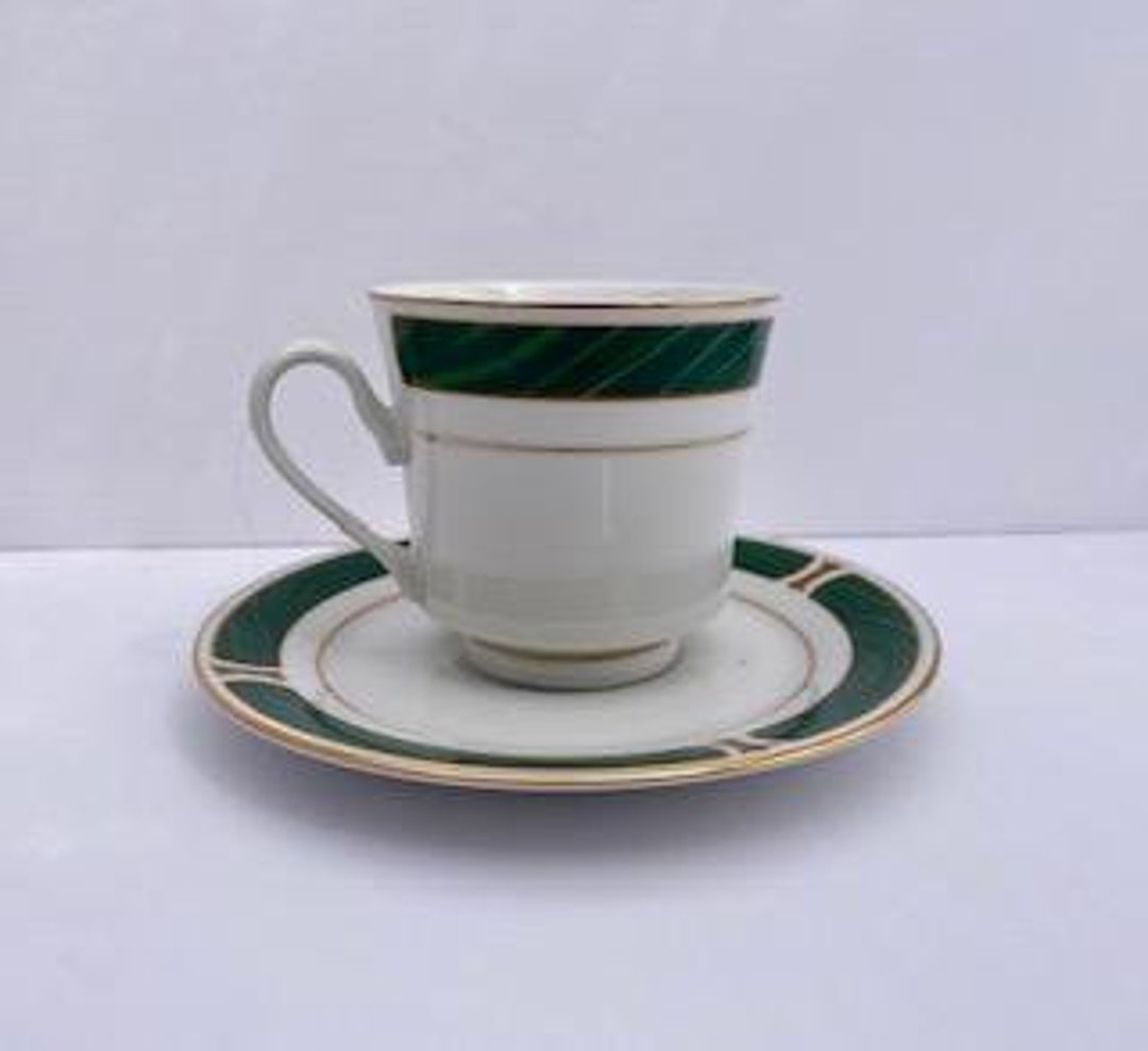 Majesty Malachite 8420 Cup/saucer (4) - China - Etsy