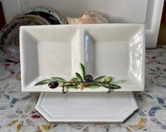 Italian Ceramic Olive Dish - Etsy