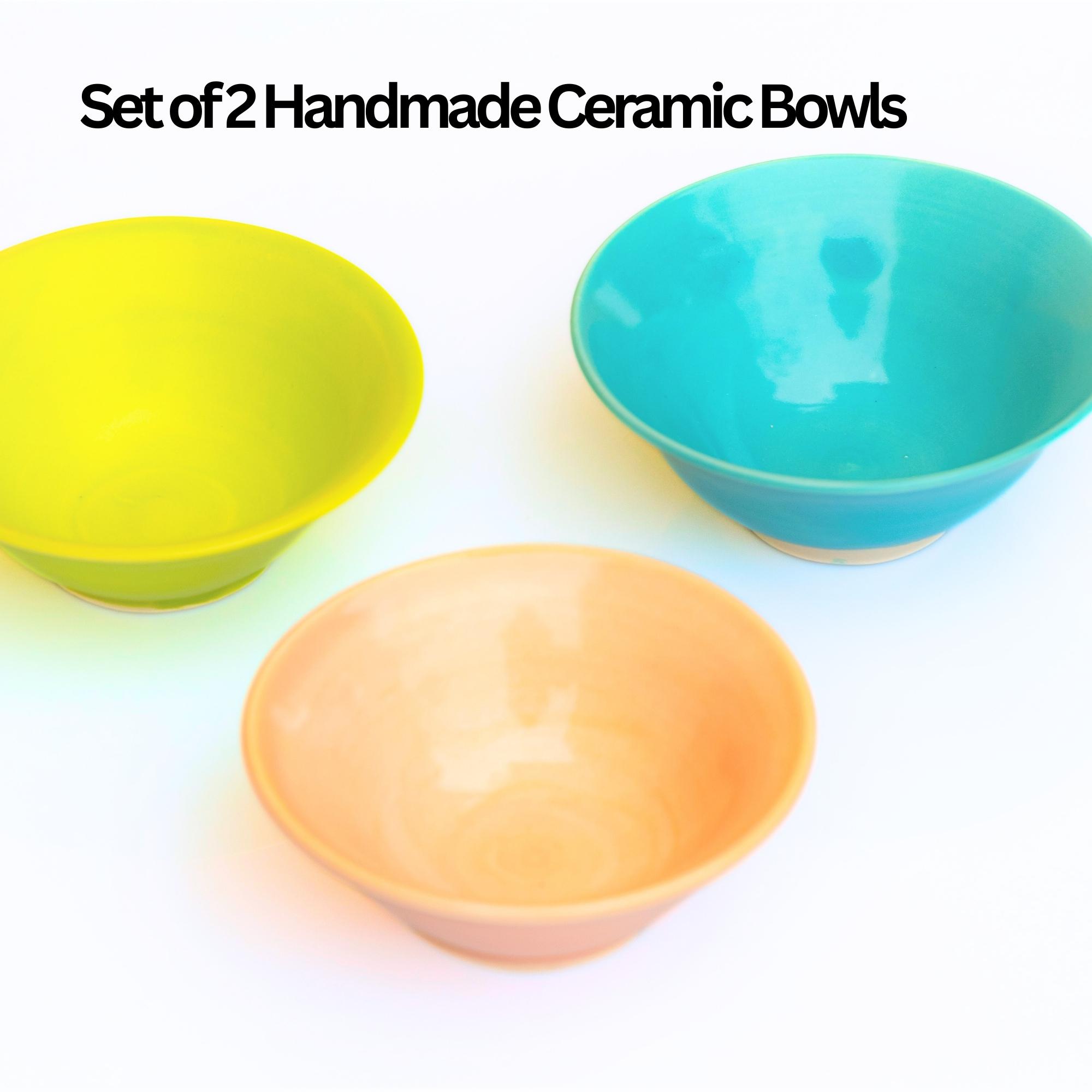 Ceramic Soup Bowl, Size 3, Cereal Bowl, Personal Salad Dish, Serving ...